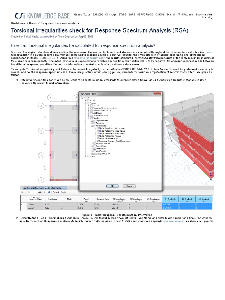 Torsional Irregularities Check For Response Spectrum Analysis (RSA) - ETABS - Computers and ...