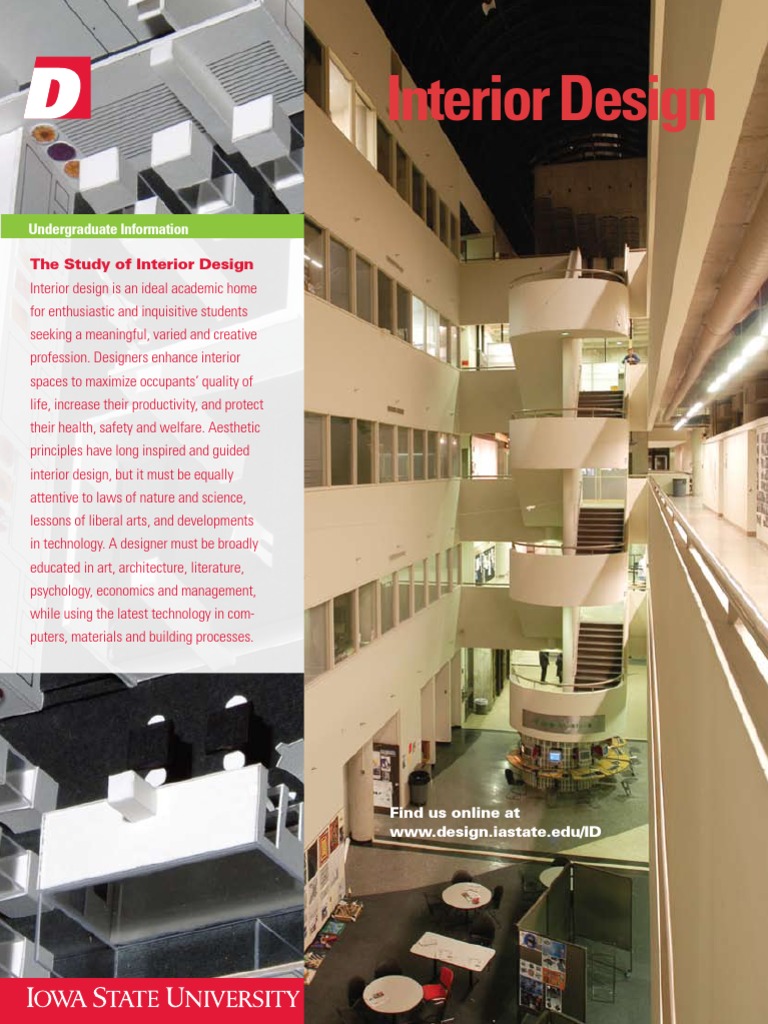 Interior Design: Undergraduate Information | PDF | Interior Design | Design