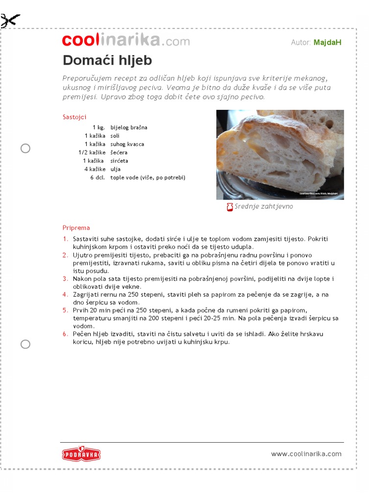 Domaci Hljeb PDF | PDF