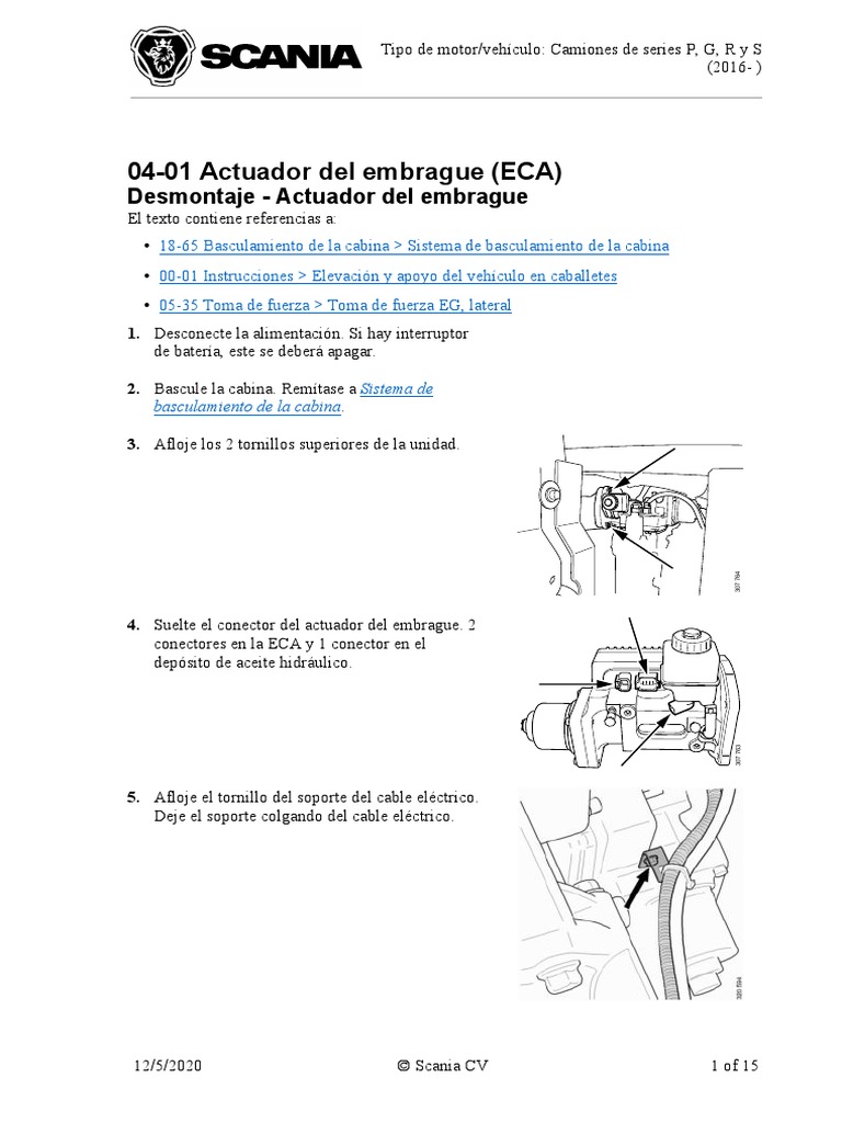 ECA Scania P, G, R | PDF | Tornillo | Camión