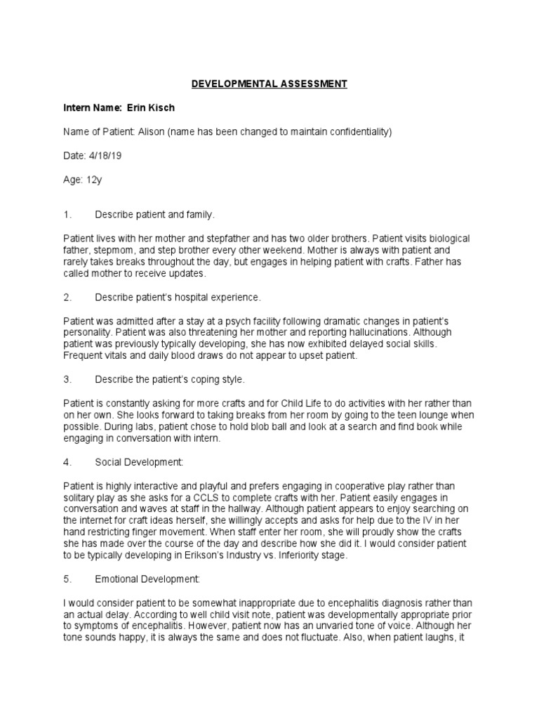 Developmental Assessment | Download Free PDF | Adolescence | Neuroscience