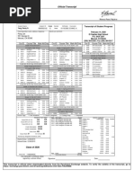 Parchment Transcript | PDF | Tests | Standardized Tests