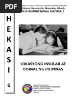 13 - Lokasyong Insular at Bisinal NG Pilipinas | PDF