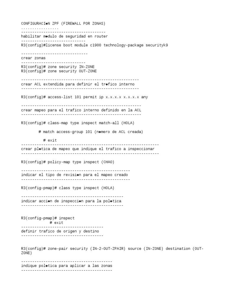 Configuración ZPF | PDF