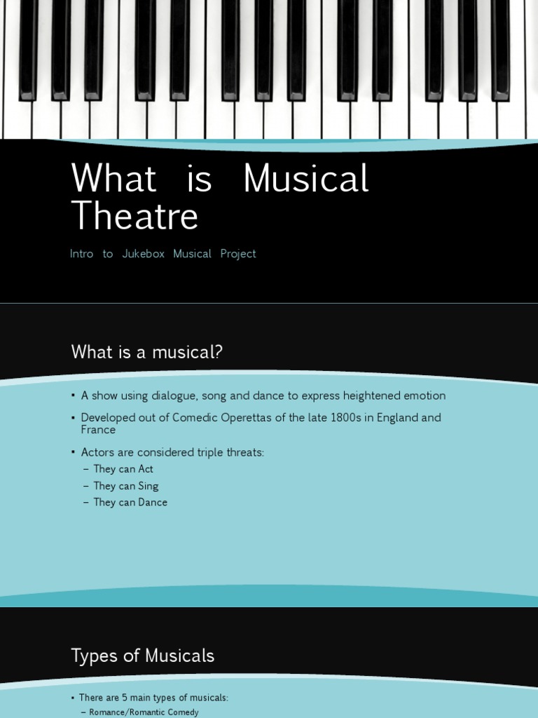 Introduction to Jukebox Musicals | PDF | Performing Arts | Entertainment