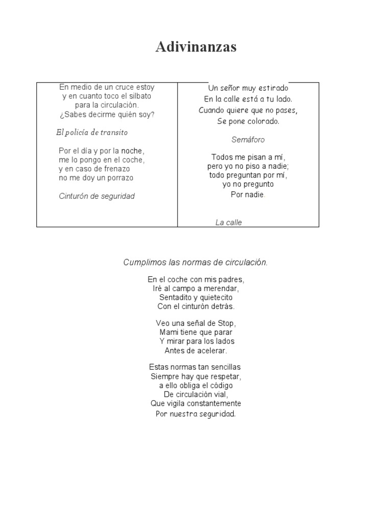 Adivinanzas - Poesia - Cuento | PDF