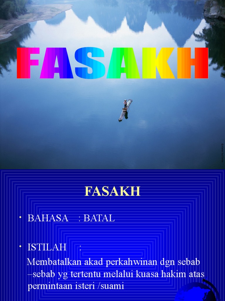 5 Fasakh | PDF