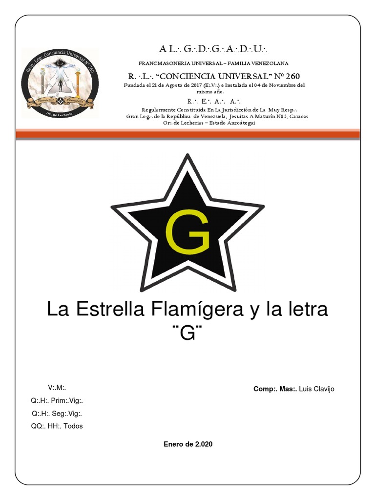 Significado de la Estrella Flamígera en Masonería | PDF | Masonería ...
