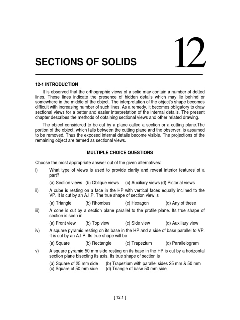 Chapter 12 Multiple Choice Questions With Answers | PDF | Rectangle | Euclid
