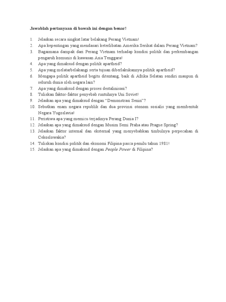 Geopolitical Events and Ideologies in the 20th Century | PDF