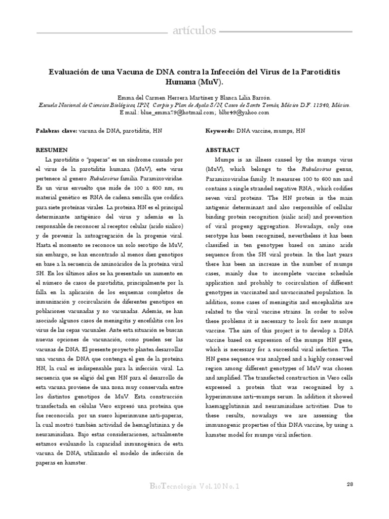 Evaluacion MuV | PDF | Virus | Virología
