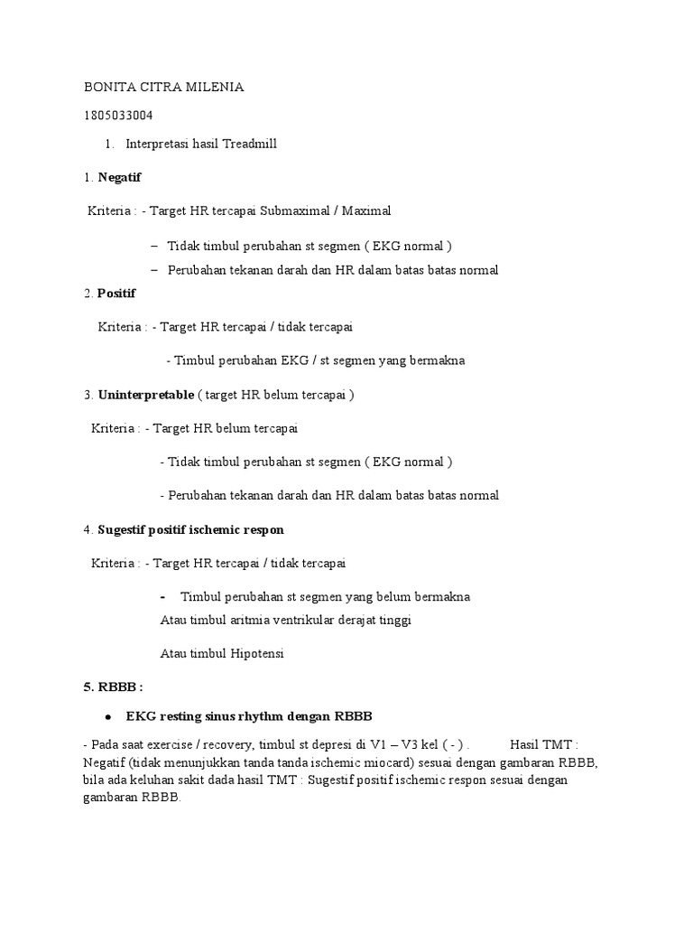 Tugas Treadmil 3 | PDF