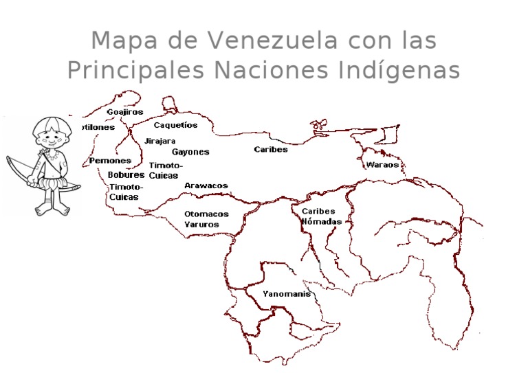 Mapa de Venezuela Con Las Principales Naciones Indígenas | PDF