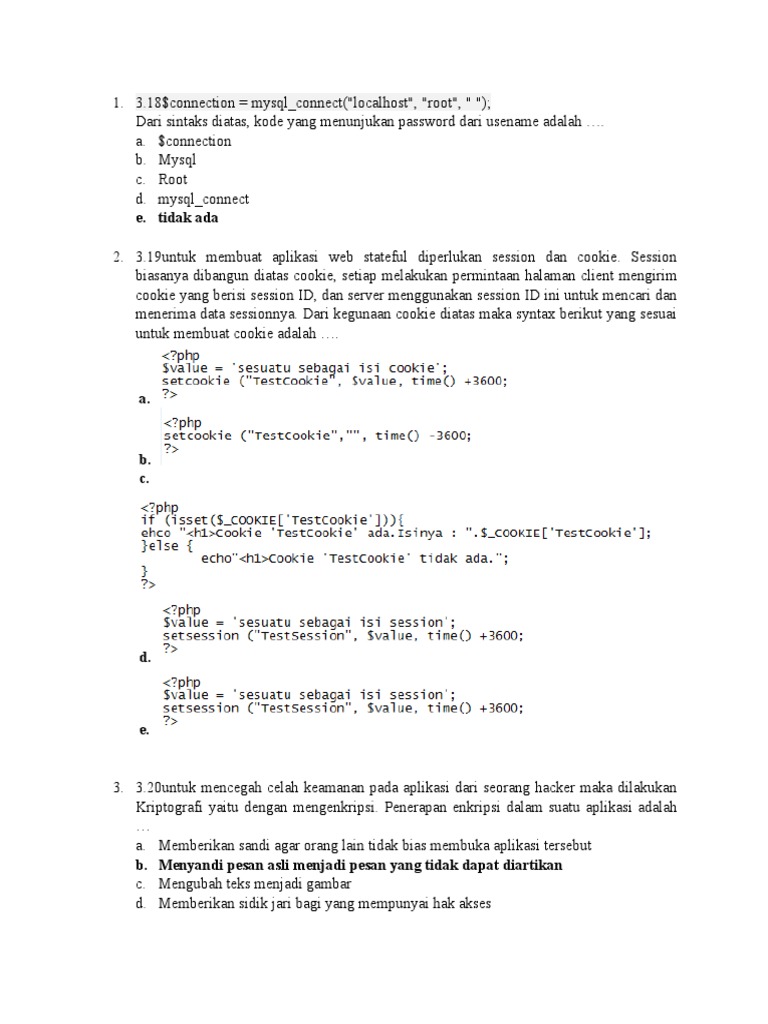 Soal Hots PWPB 2 | PDF | Seni