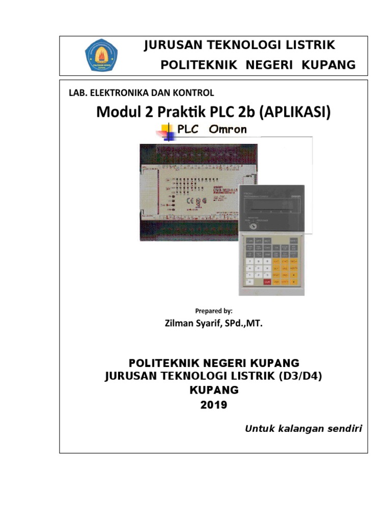 Modul Plc2 B 2019 Pdf Metode Bahan Ajar Teknologi Rekayasa
