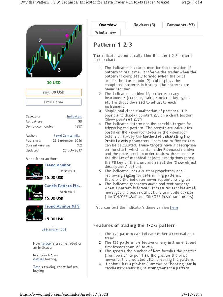 Pattern 1 2 3: Buy: 30 USD Free Demo | PDF | Android (Operating System ...