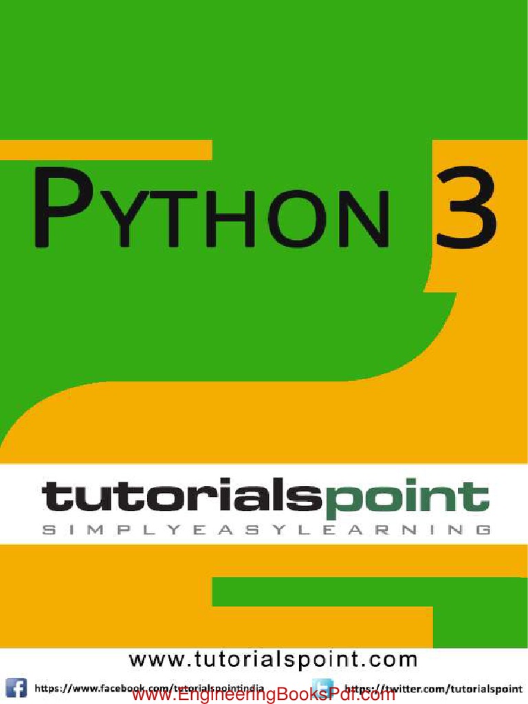 Python 3 Tutorial Point | PDF