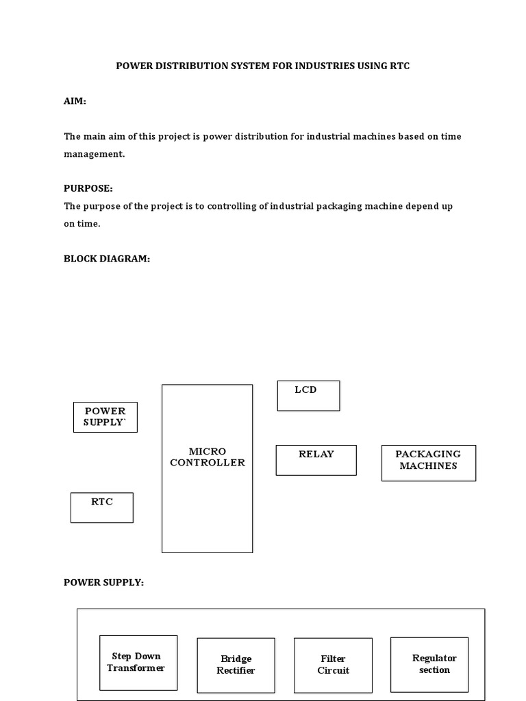 RTC-Based Power Control for Industries | PDF | Technology & Engineering