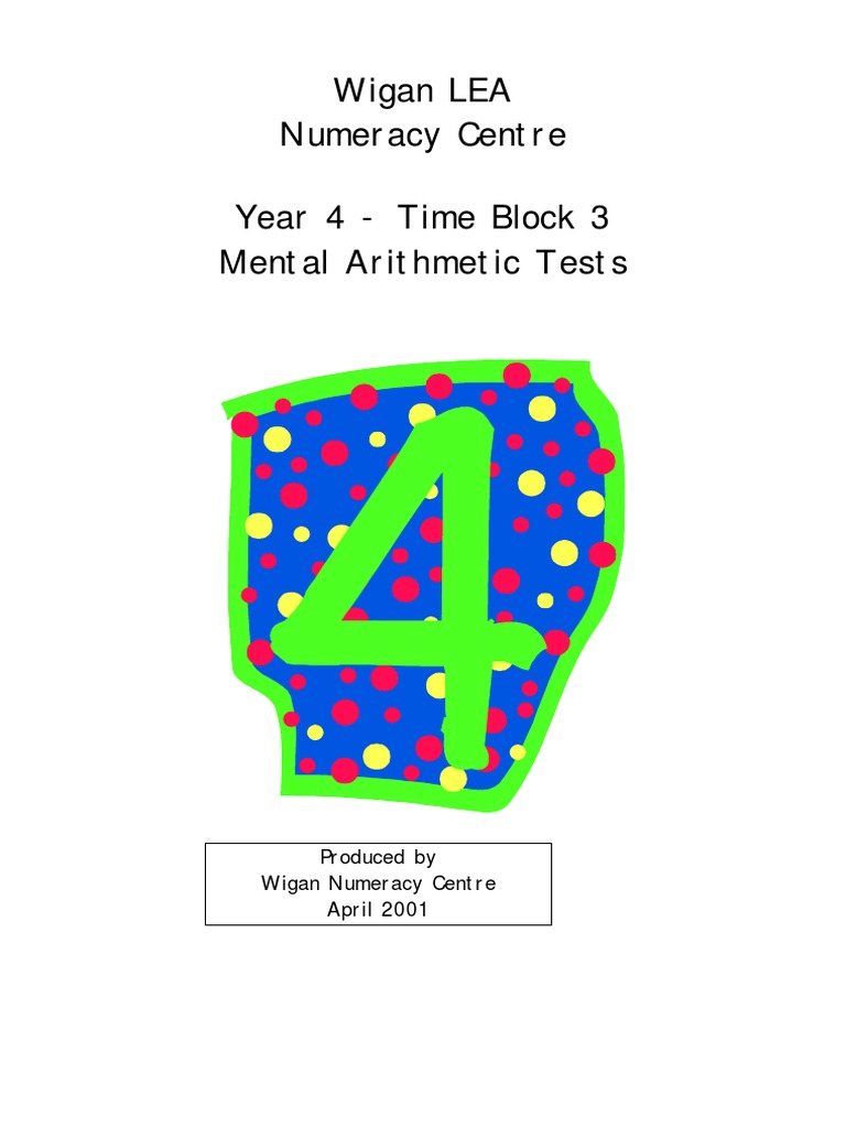 Mental Math Y4 SUMMER | PDF | Numbers | Arithmetic Mental Math Y4 SUMMER | PDF | Numbers | Arithmetic