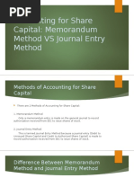 Accounting for Share Capital Transactions | PDF | Stocks | Dividend