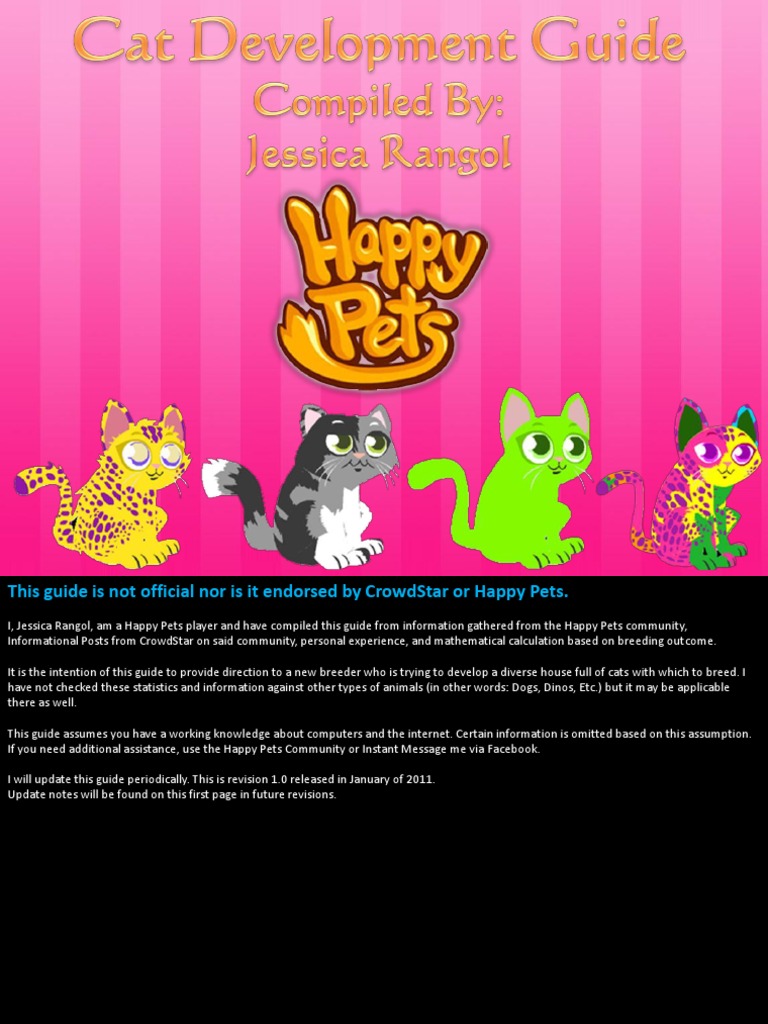 Happy Pets CatDevelopmentGuide | Facebook | Cats