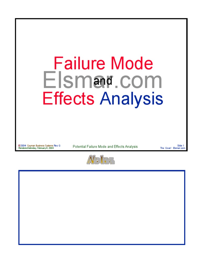 Fmea PDF | PDF | Reliability Engineering | System