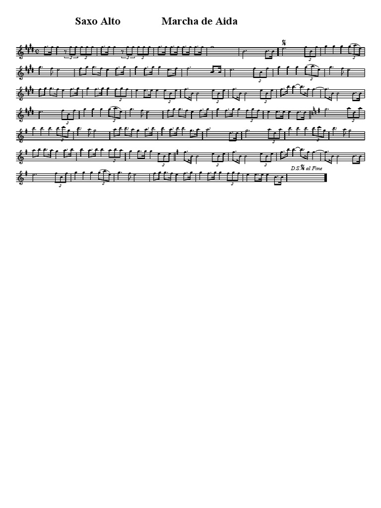 Marcha de Aida PDF | PDF