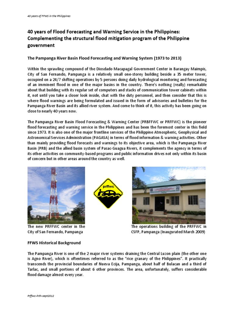 Flood Forecasting in the Philippines | PDF | Flood | Pacific Typhoon ...