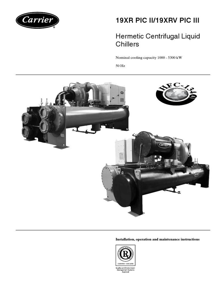 Chiller 19XR PDF | PDF | Valve | Safety