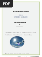 CSEC Sample Mathematics SBA 2025 | PDF | Solar Power | Sustainability