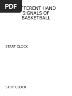 2024 25 Nfhs Basketball Signal Chart | PDF | Games Of Physical Skill ...