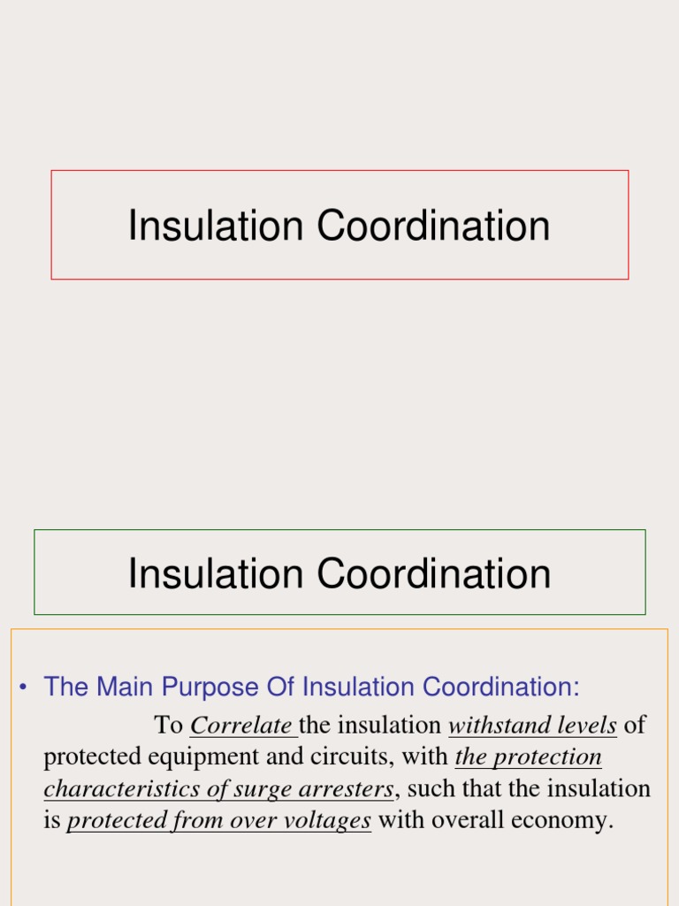Lecture 5b. Insulation-Coordination PDF | PDF | Insulator (Electricity ...