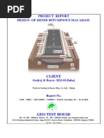 DBM Mix Design | PDF | Asphalt | Density