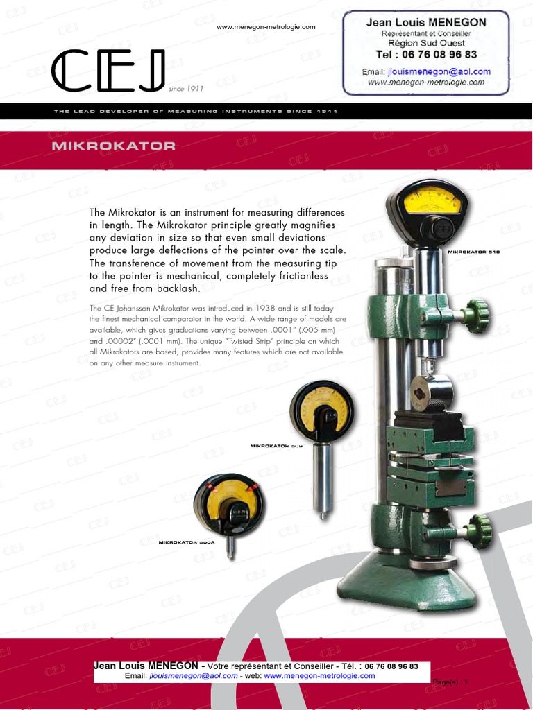 Mikrokator M | PDF | Equipment | Tools
