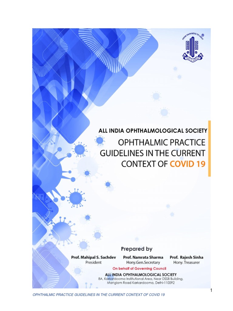 Final Guidelines Version PDF | PDF | Ophthalmology | Contact Lens