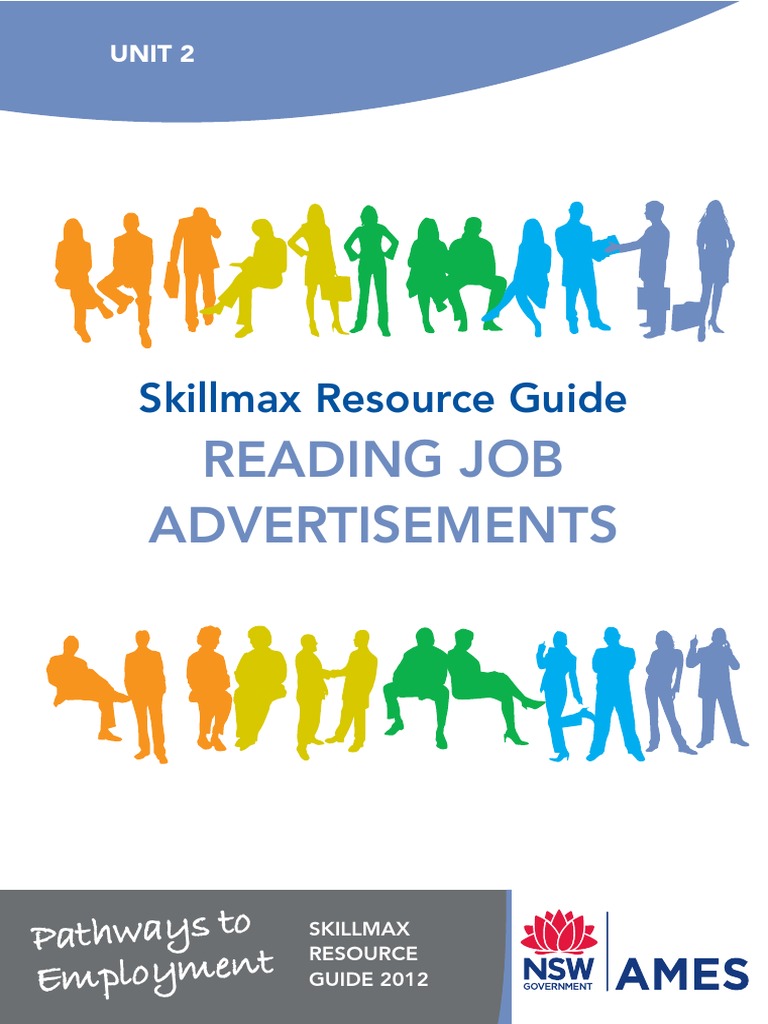 Reading Job Advertisements: Skillmax Resource Guide | PDF | Salary ...