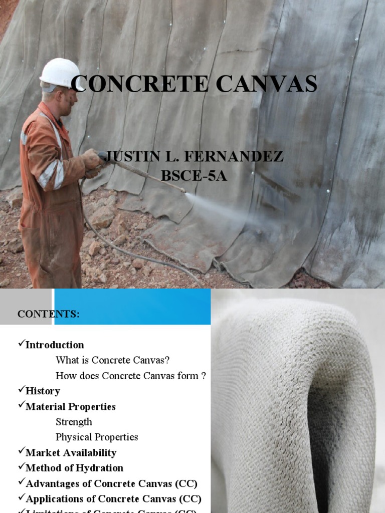 Concrete Canvas | PDF | Canvas | Concrete