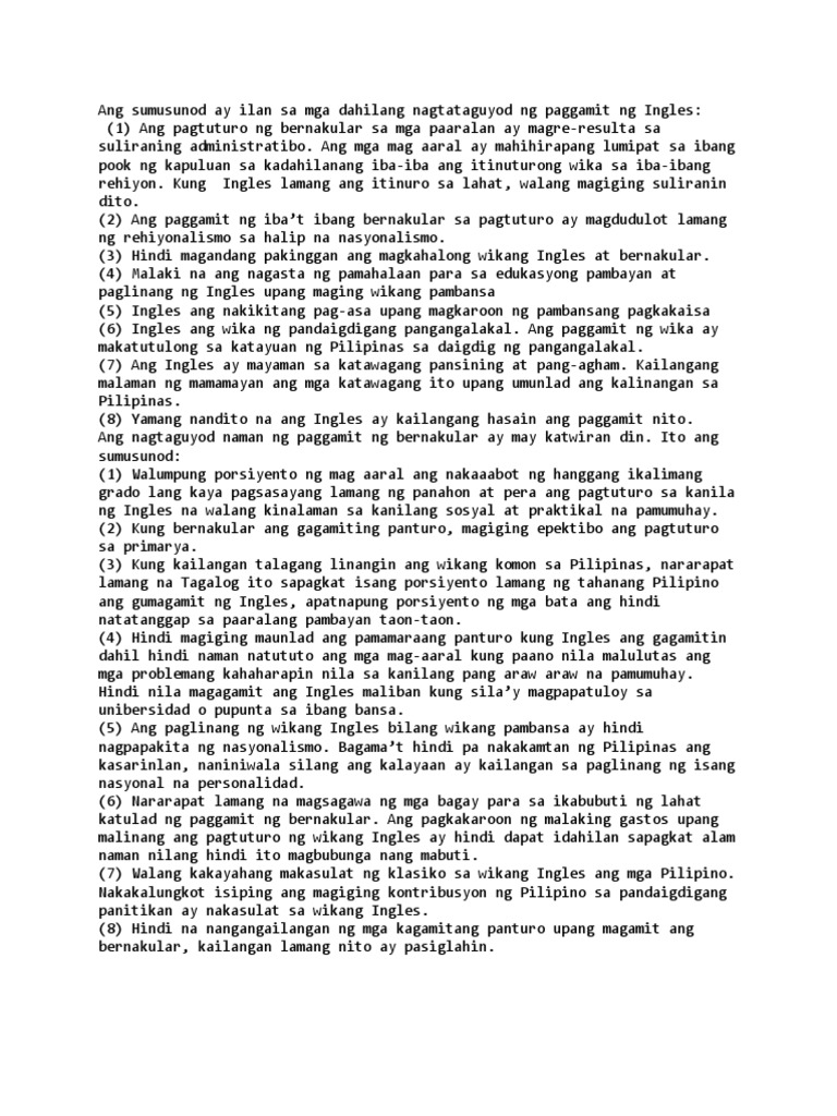 FILIPINO | PDF