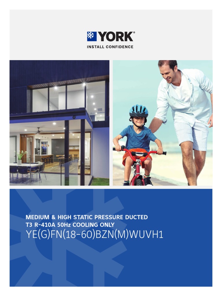 York Ducted Split Ac Ygfn 18-60 | PDF | Heat Pump | Air Conditioning