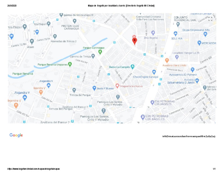 Mapa de Mi Barrio | PDF