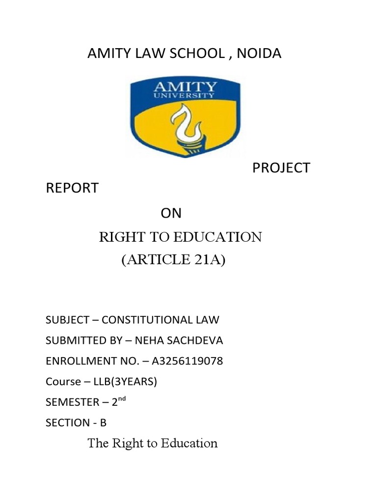 The Right To Education | PDF | Schools | Public–Private Partnership