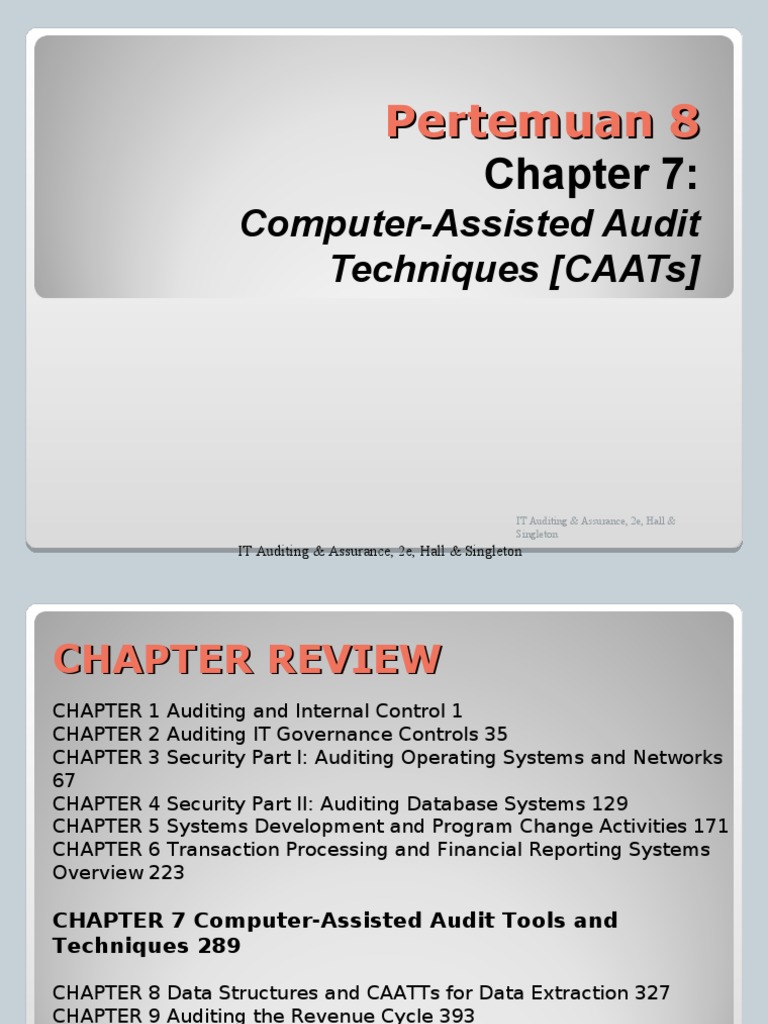 Overview of Computer-Assisted Audit Techniques | PDF | Audit | Computing