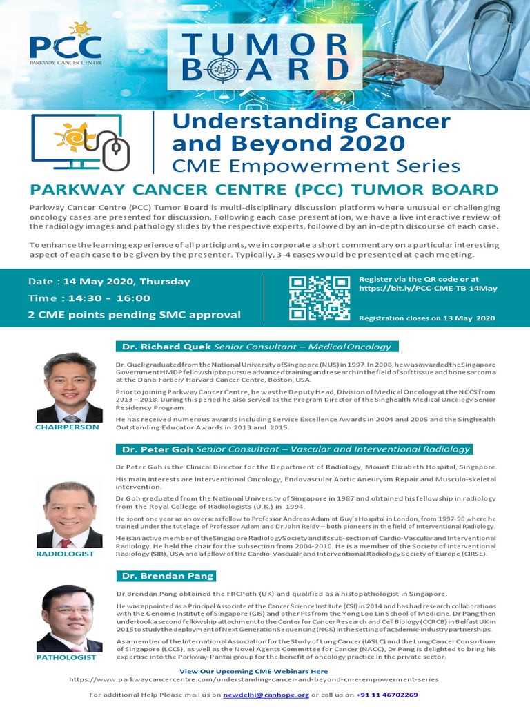 14 May 2020 CME Tumour Board PDF | PDF | Radiology | Interventional ...