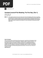 Autodesk Inventor Practice Part Drawings | PDF