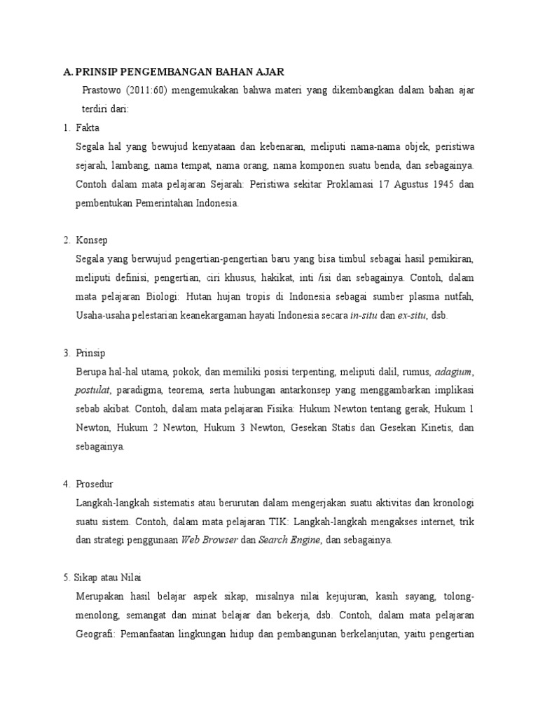 PRINSIP PENGEMBANGAN BAHAN AJAR Kel 6 | PDF | Karier & Perkembangan