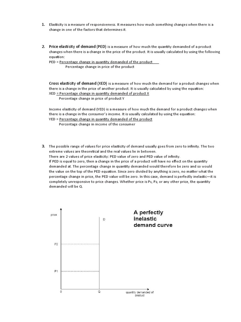 Elasticity Is A Measure of Responsiveness | PDF | Demand | Price ...