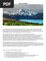 New Zealand Quiz: Questions & Answers | PDF | New Zealand
