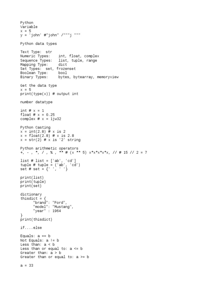 Python Notes V2 Pdf Inheritance Object Oriented Programming Class Computer Programming 