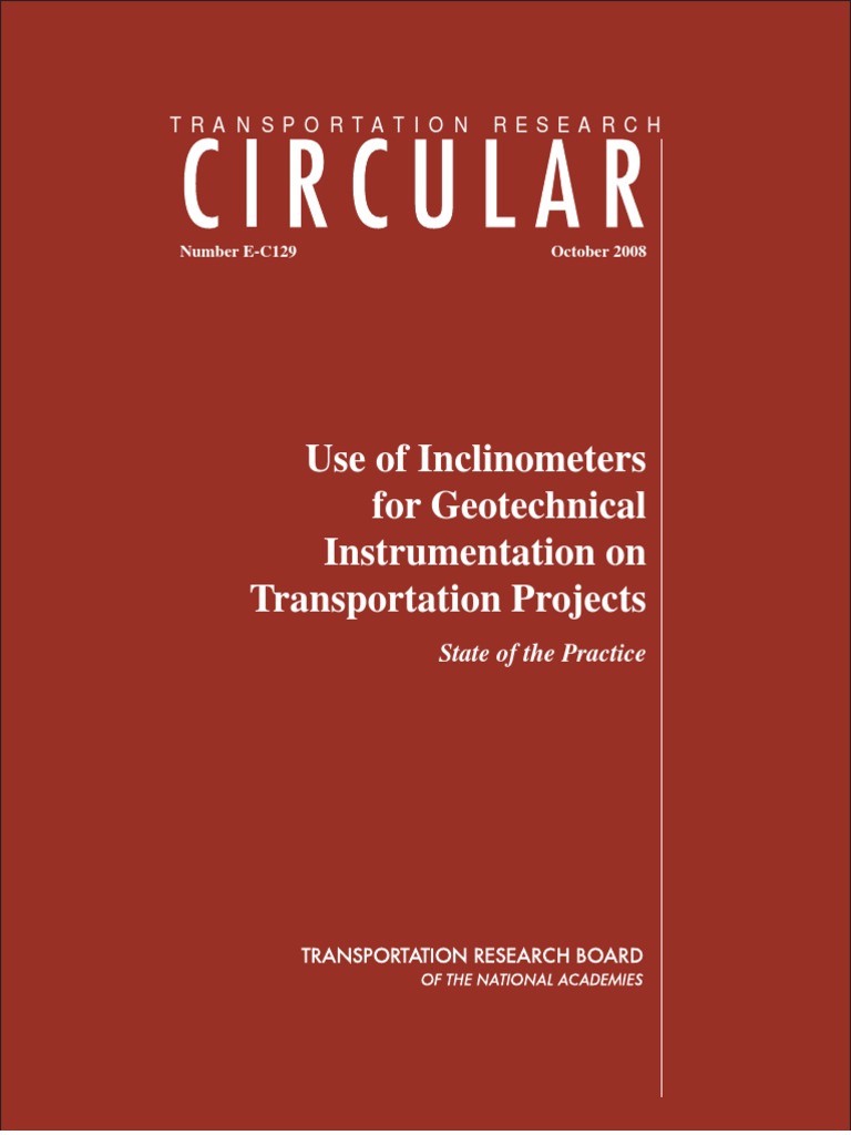 Geotechnical Inclinometer Use Guide | PDF | Deep Foundation | Accelerometer