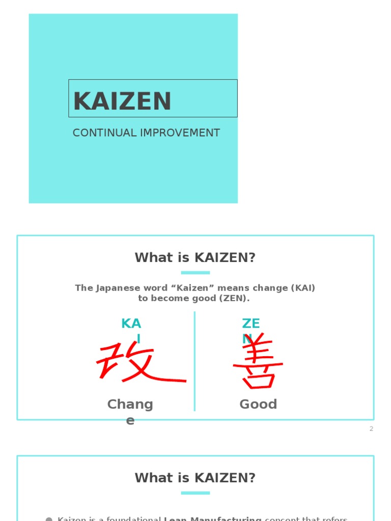 Kaizen | PDF | Economic Sectors | Production And Manufacturing